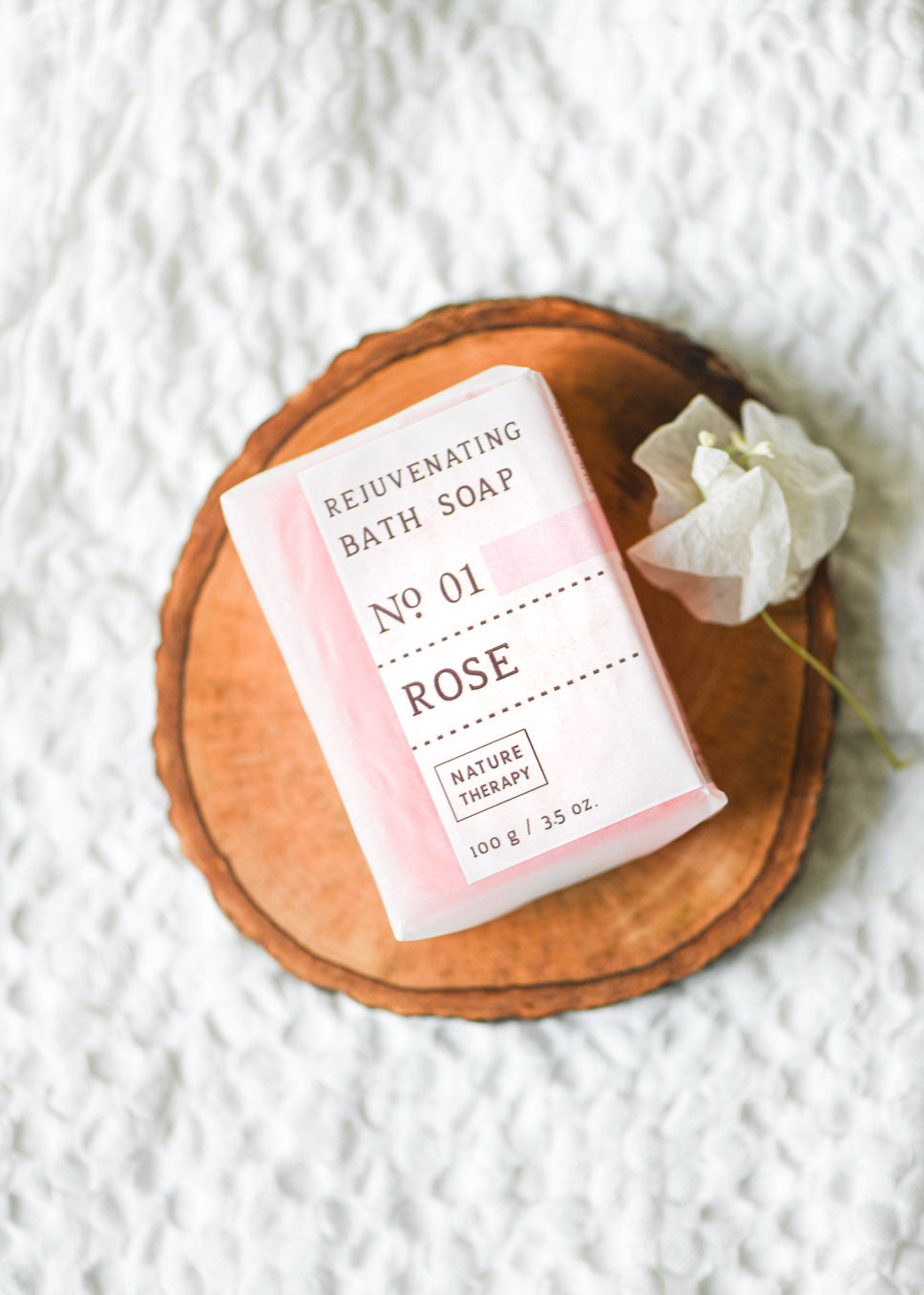 Rose Rejuvenating Bath Soap - Nature Therapy